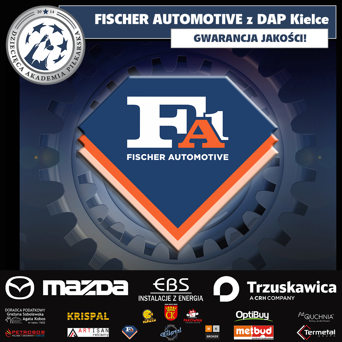 Fischer Automotive dalej z nami! – Kieleckie Stowarzyszenie DAP Kielce